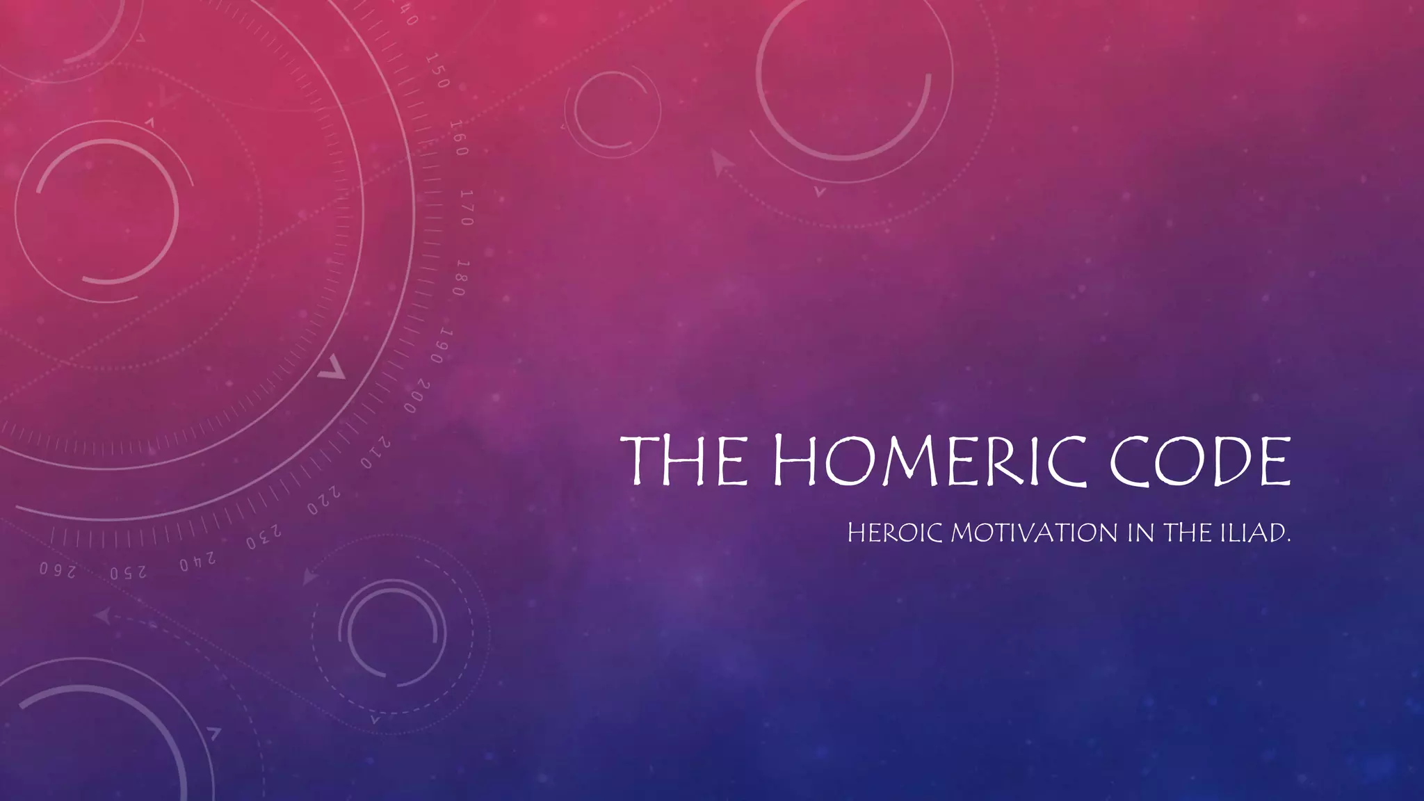 The homeric code | PPTX
