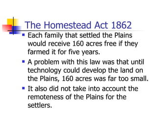The Homesteaders | PPT