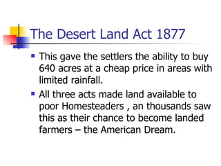 The Homesteaders | PPT