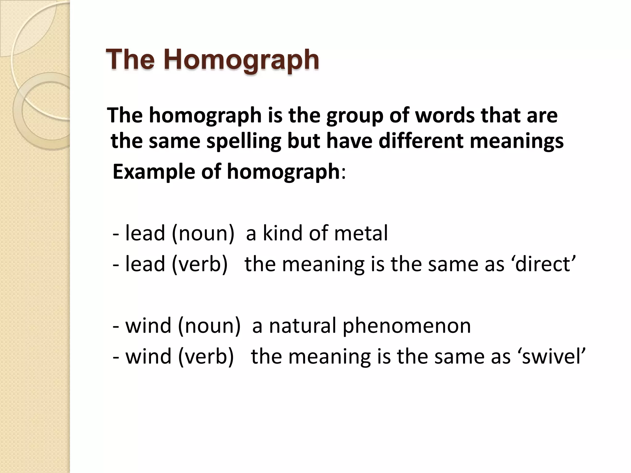 The homophone | PPTX