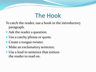 The hook | PPTX