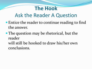 The hook | PPTX