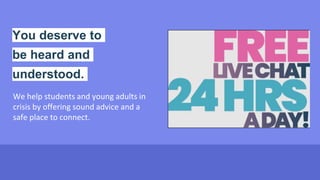 The Hopeline - Safe Place to Get Help | PPTX | First Aid | Injuries