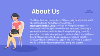 The Hopeline - Safe Place to Get Help | PPTX | First Aid | Injuries