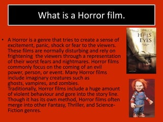 The horror Genre | PPT