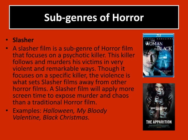 The horror Genre | PPT