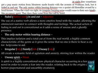 The Horror Genre - English Language | PPTX