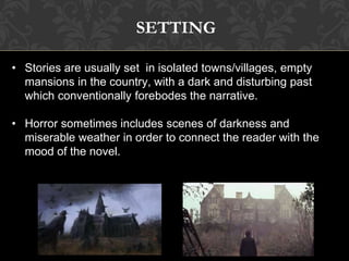 The horror genre 7th grade | PPT