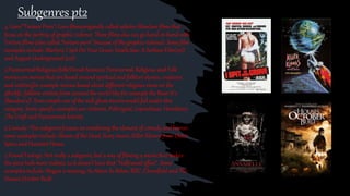 The horror genre | PPTX