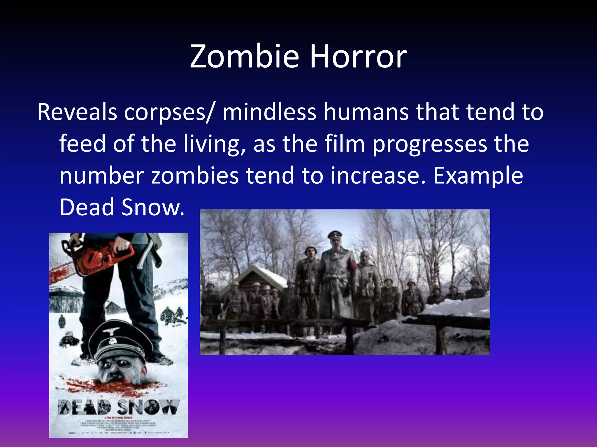 The Horror Genre | PPT