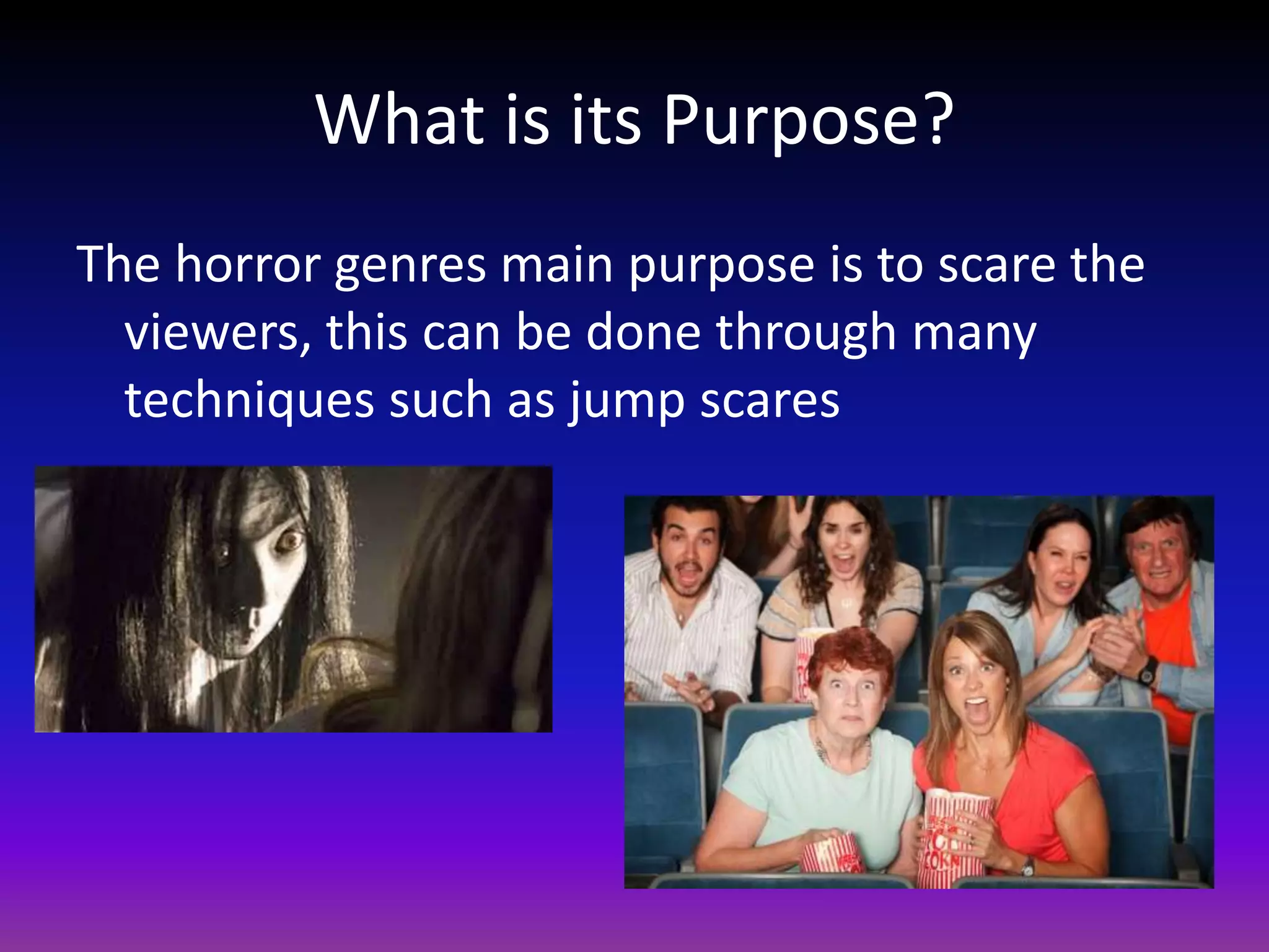The Horror Genre | PPT