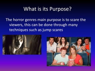 The Horror Genre | PPTX | Horror | Genres