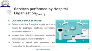 The hospital and its functions | PPTX