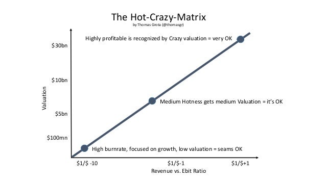 The Hot-Crazy-Matrix for VC backed Companies (by Thomas Grota)