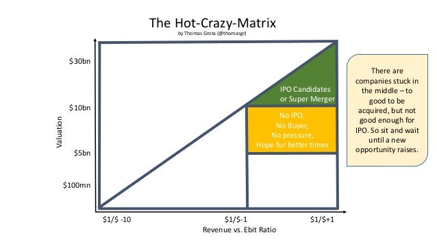 The Hot-Crazy-Matrix for VC backed Companies (by Thomas Grota)