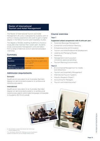 The Hotel School Brochure | PDF