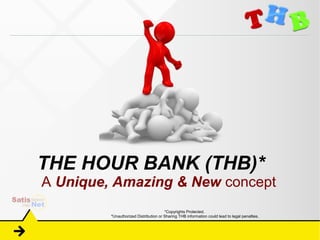 The hour bank(thb) | PPT | Web Development | Internet