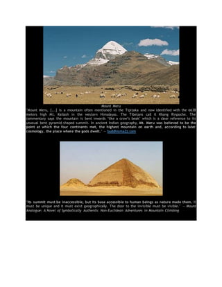 The house of god in old traditions they speak of holy mountains. | DOCX ...