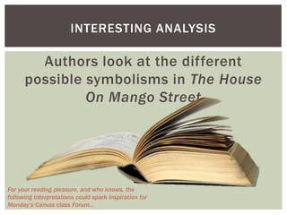 The House On Mango Street | PPTX