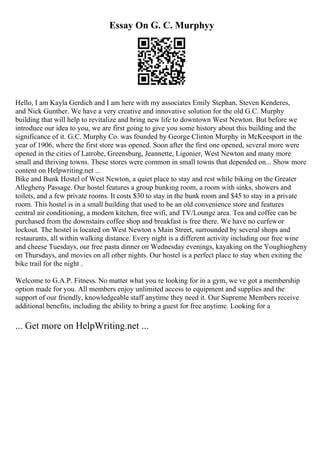 The House On Mango Street Essay Outline | PDF