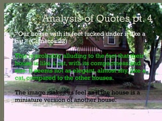 House On Mango Street Houses