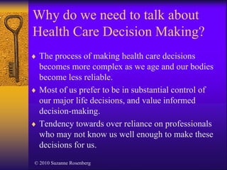 The How And Why Of Healthcare Decision Making | PPT