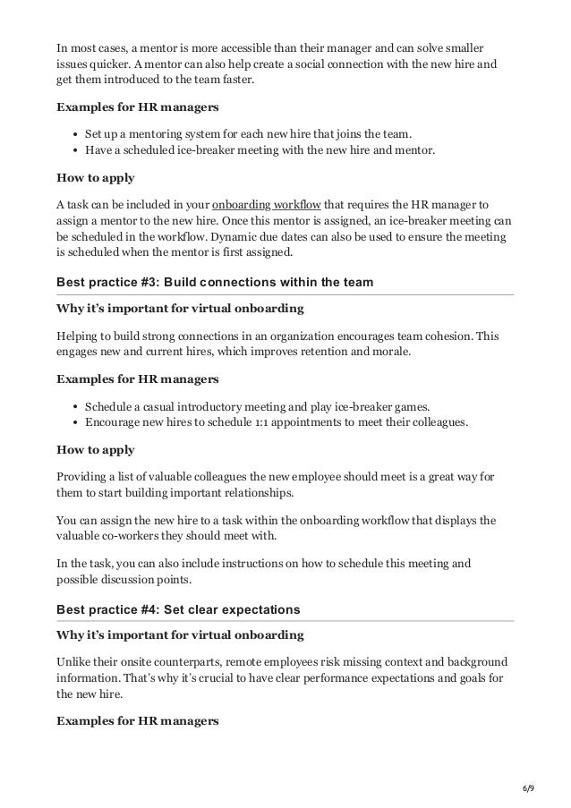 The HR Manager’s Complete Guide to Virtual Onboarding | PDF