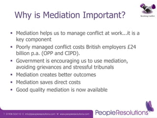 The HR Professional's Guide to Mediation | PPSX
