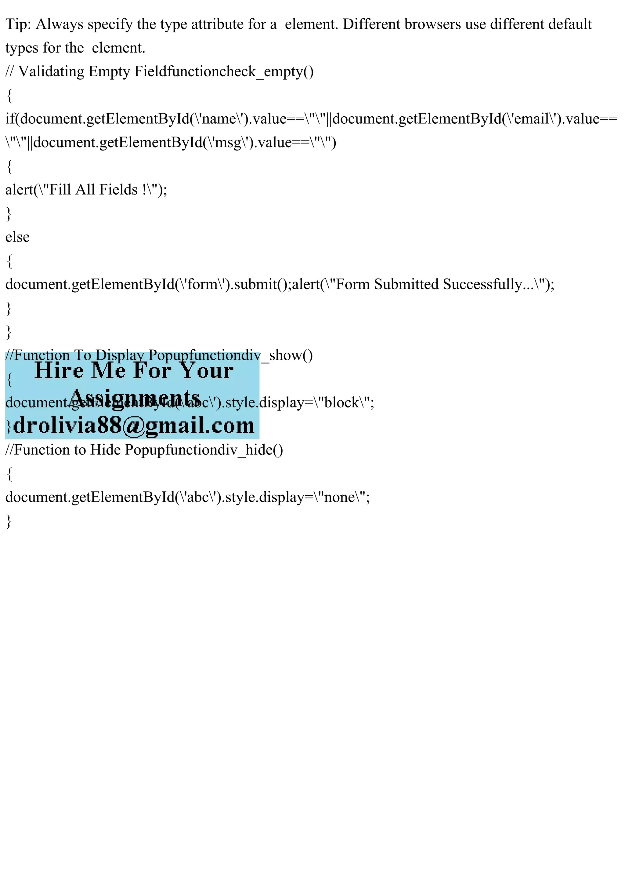 The HTML canvas element is used to draw graphics on a web page.T.pdf ...