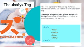 The html tag | PPT