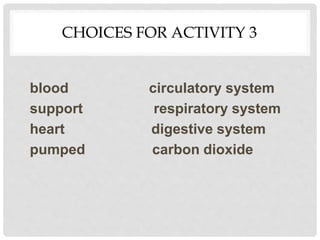 The human body | PPTX | Biological Sciences | Science