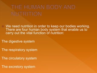 The human body and interaction | PPT