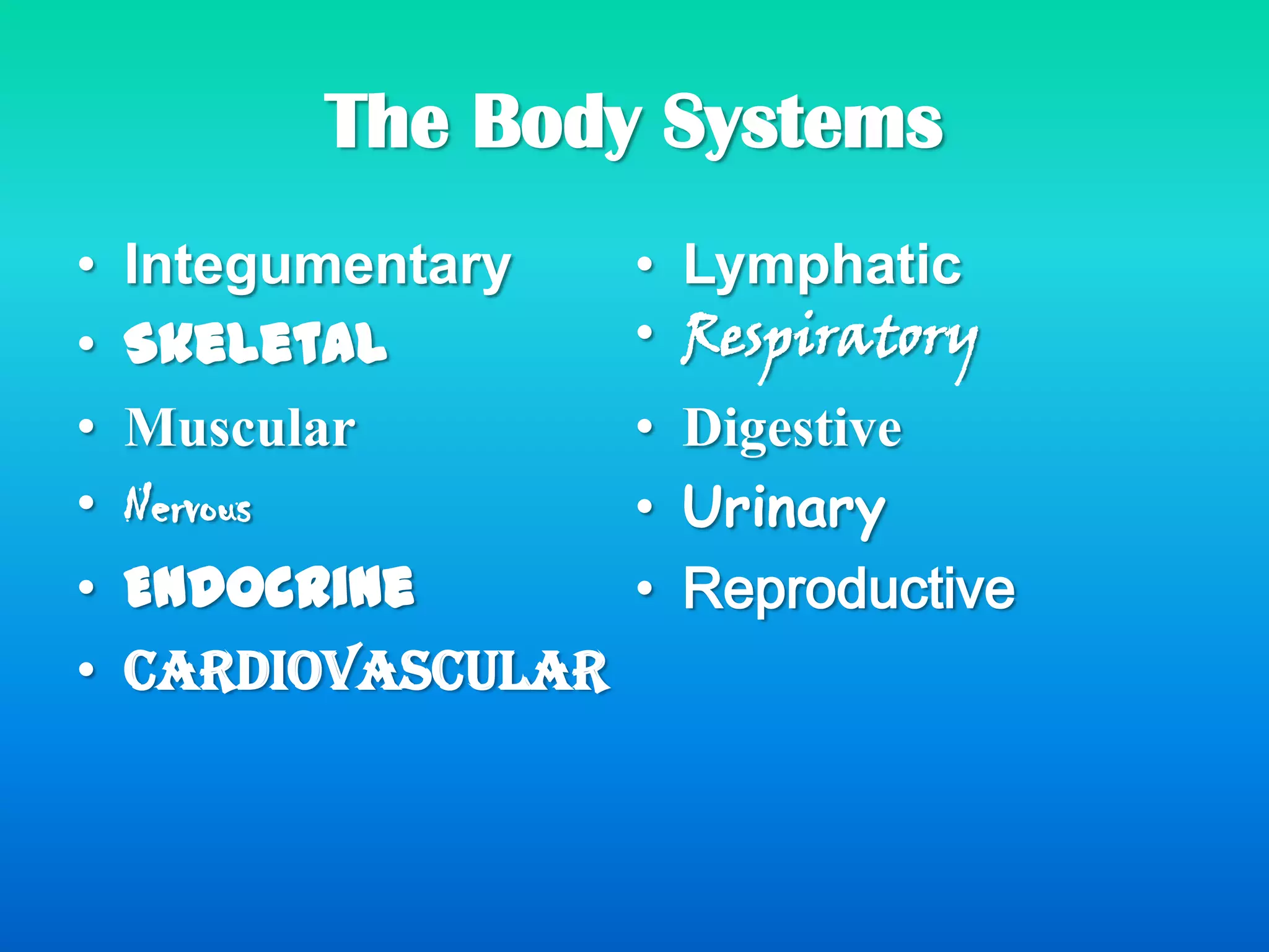 The Human Body ~ ED 103 PowerPoint | PPTX