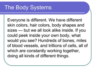 The human body systems2 | PPSX