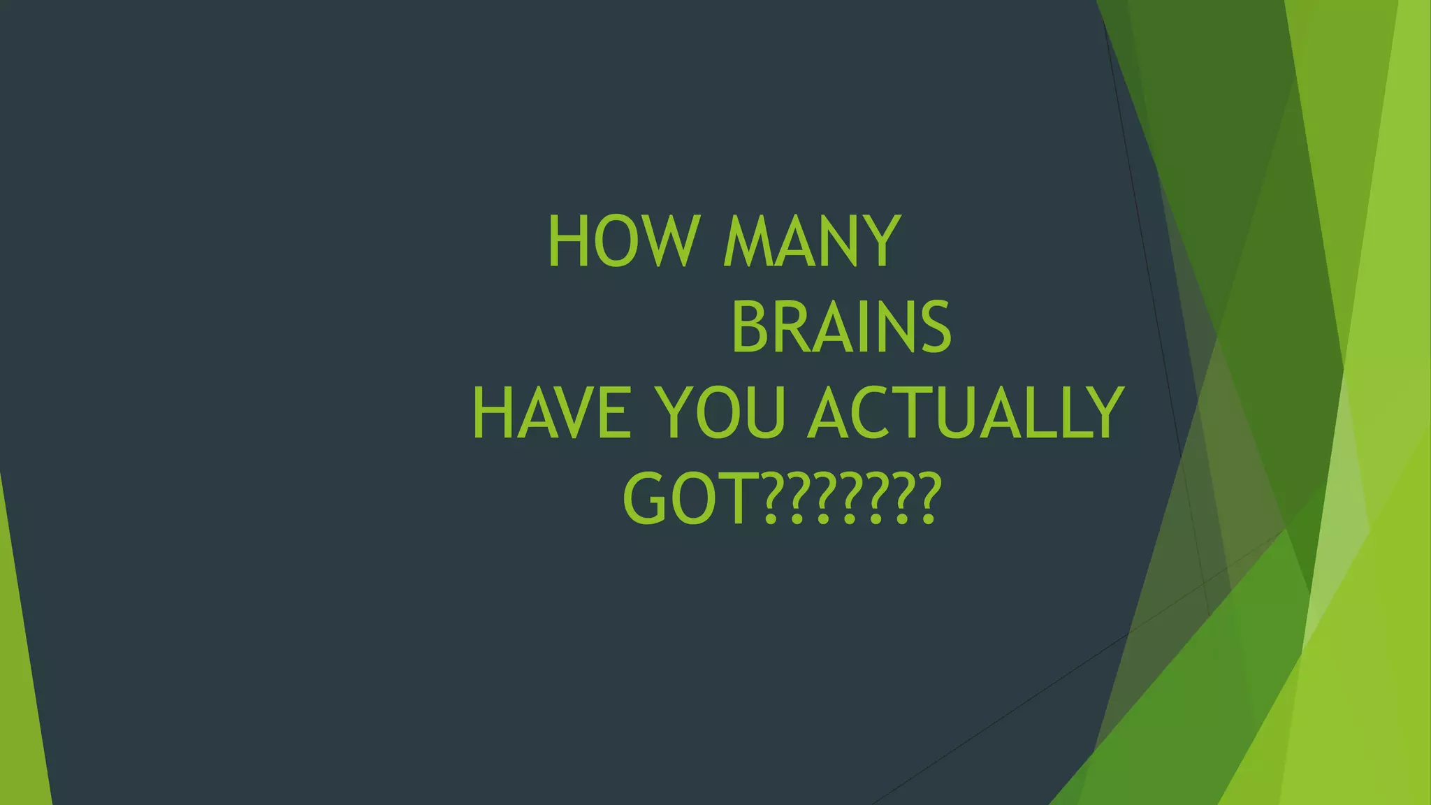 The human brain | PPT