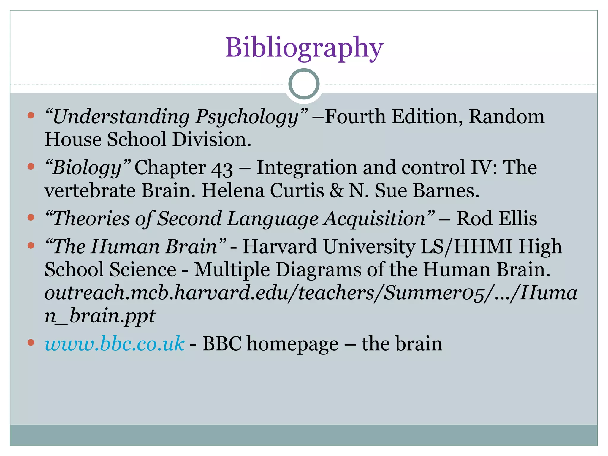 The human brain presentation | PPT