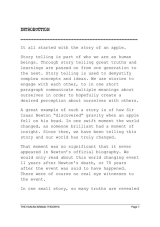 The human brand theory booklet 1 | PDF