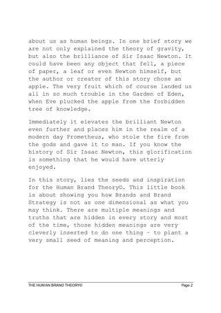 The human brand theory booklet 1 | PDF