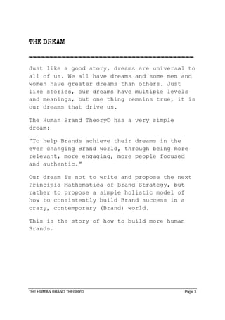The human brand theory booklet 1 | PDF