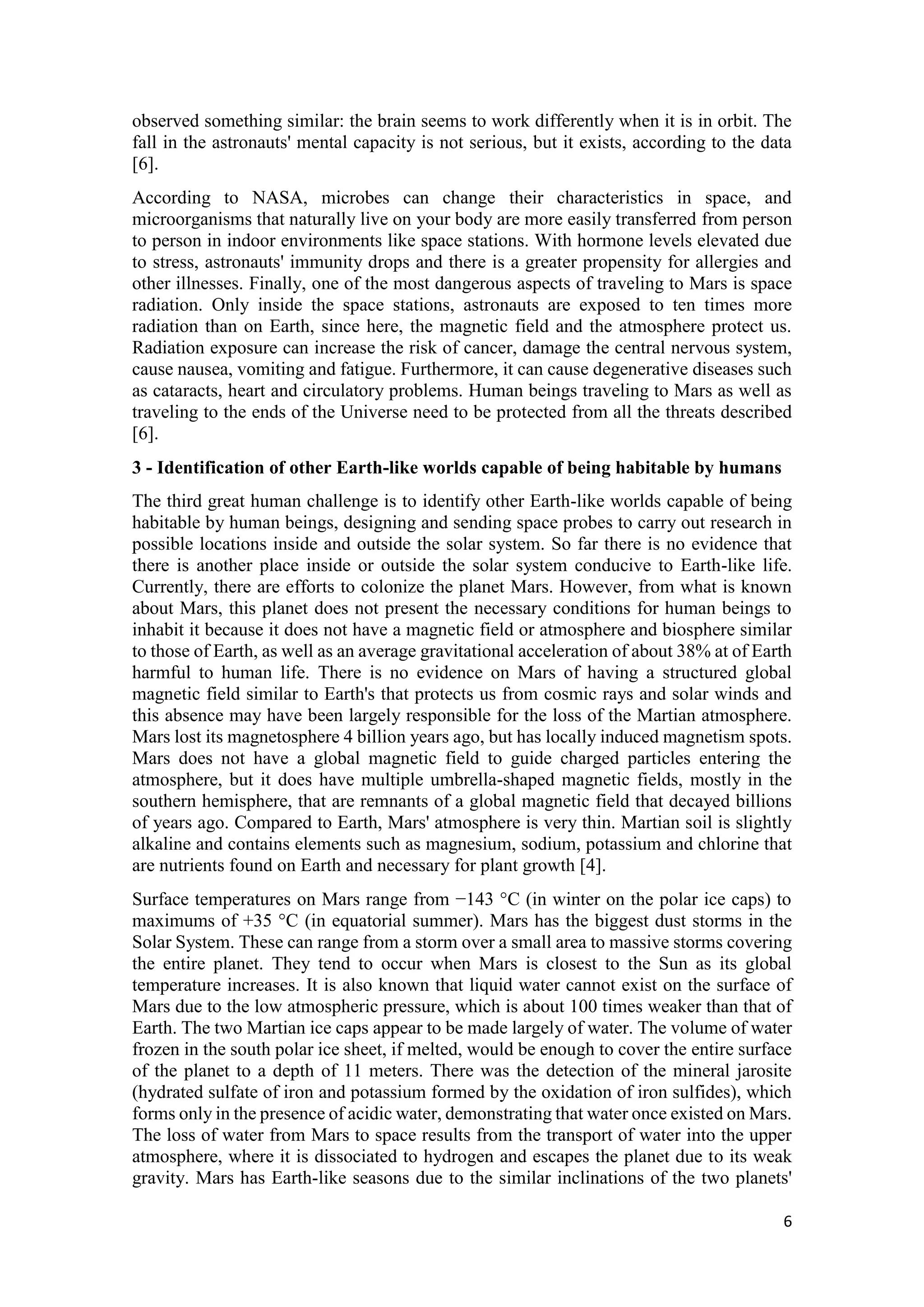 THE HUMAN CHALLENGES OF CONQUERING SPACE AND COLONIZING OTHER WORLDS.pdf