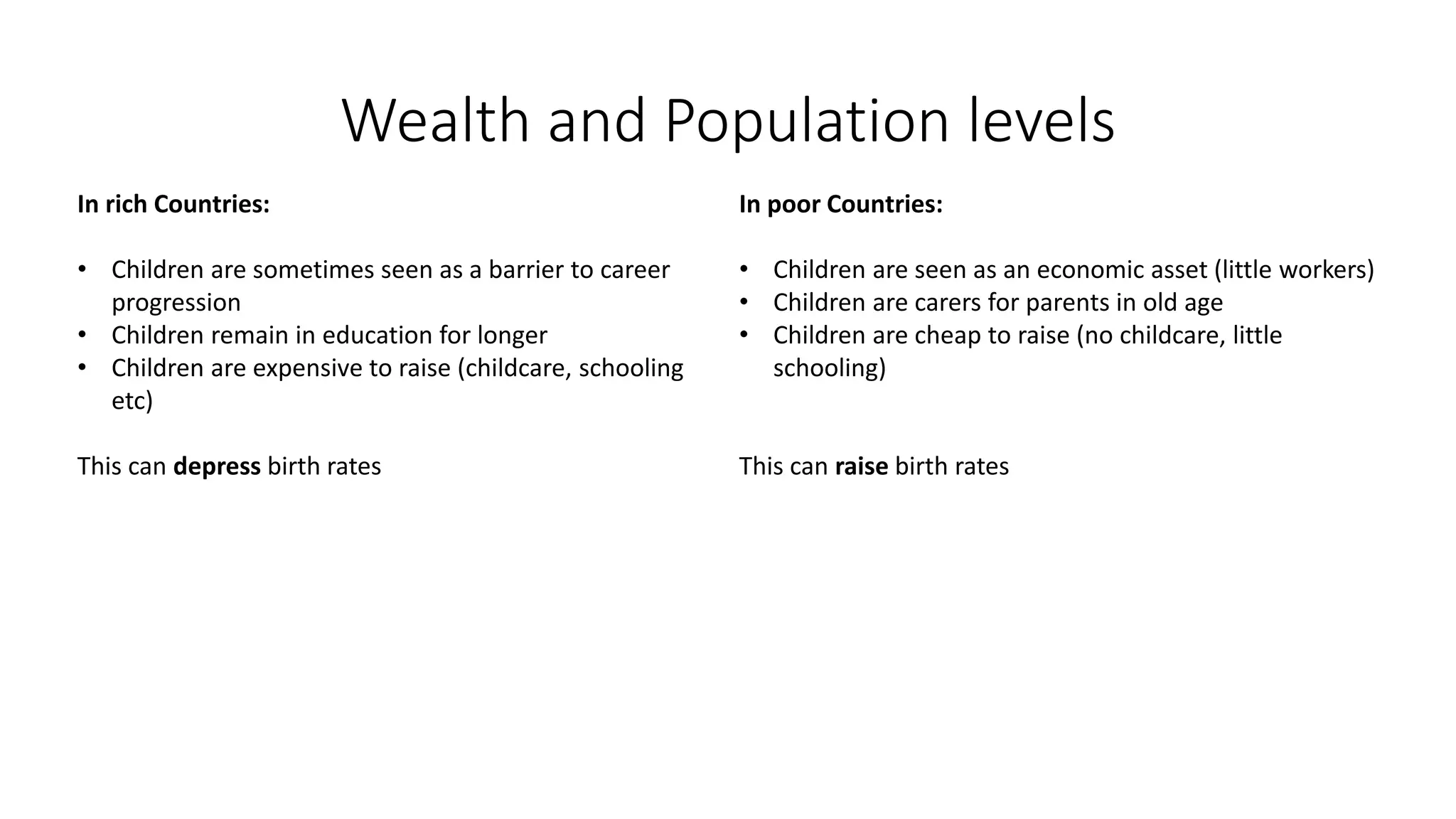 Population and Overpopulation - Leaving Cert Geography | PPTX