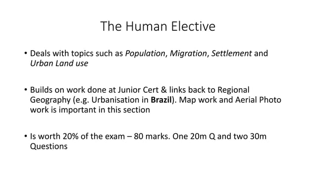 Population and Overpopulation - Leaving Cert Geography | PPTX