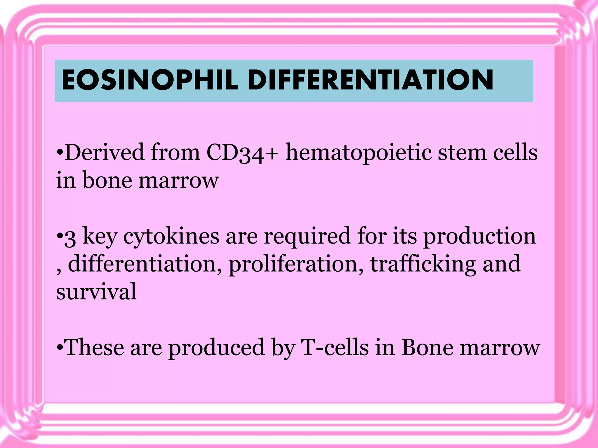 The human eosinophils | PPTX