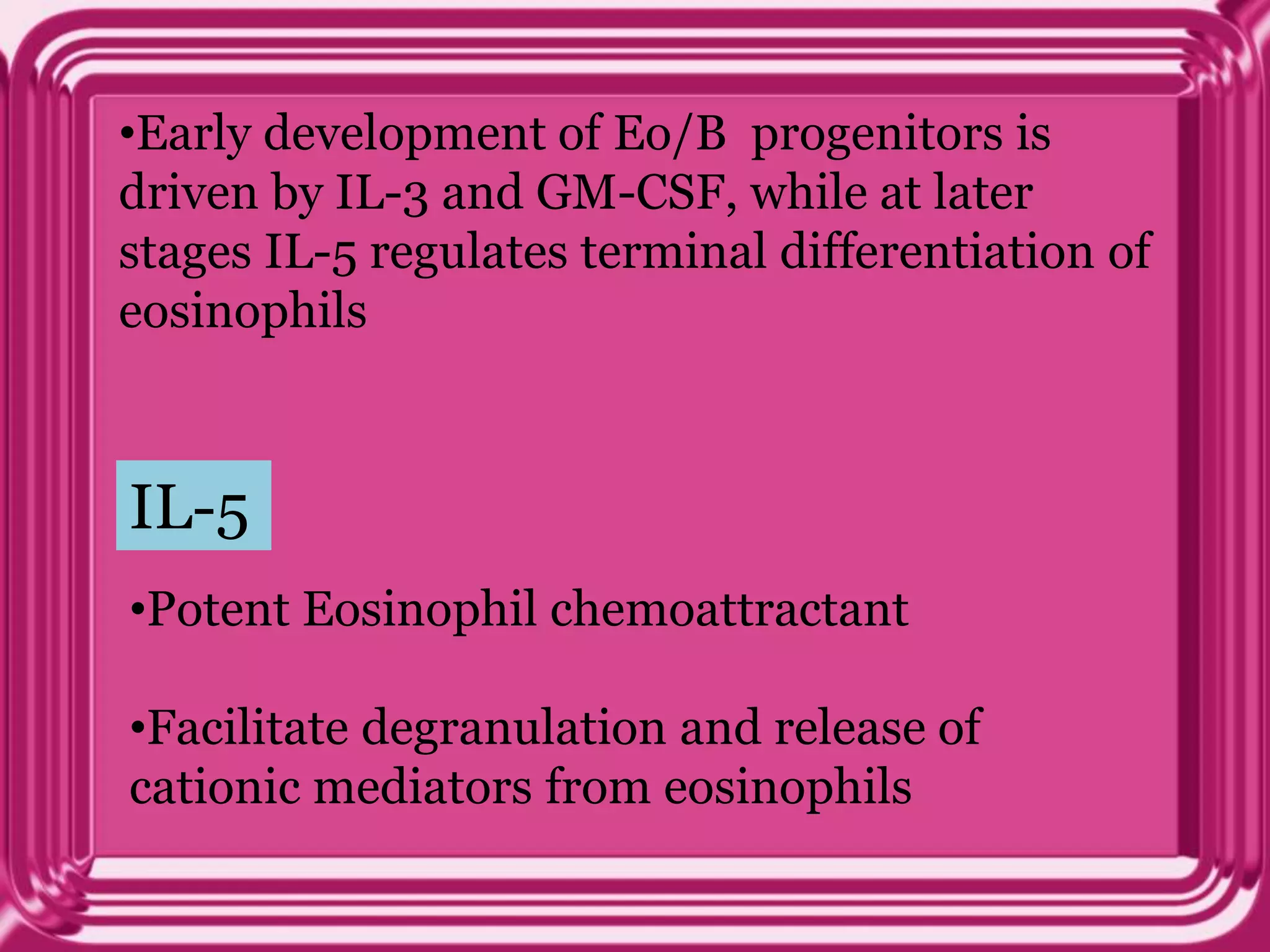 The human eosinophils | PPTX
