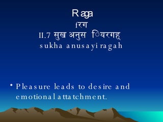 the human examples of the kleshas | PPT