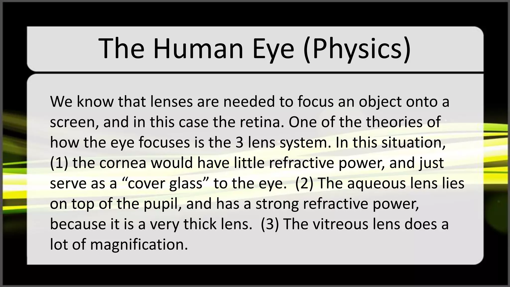 The human eye | PPT
