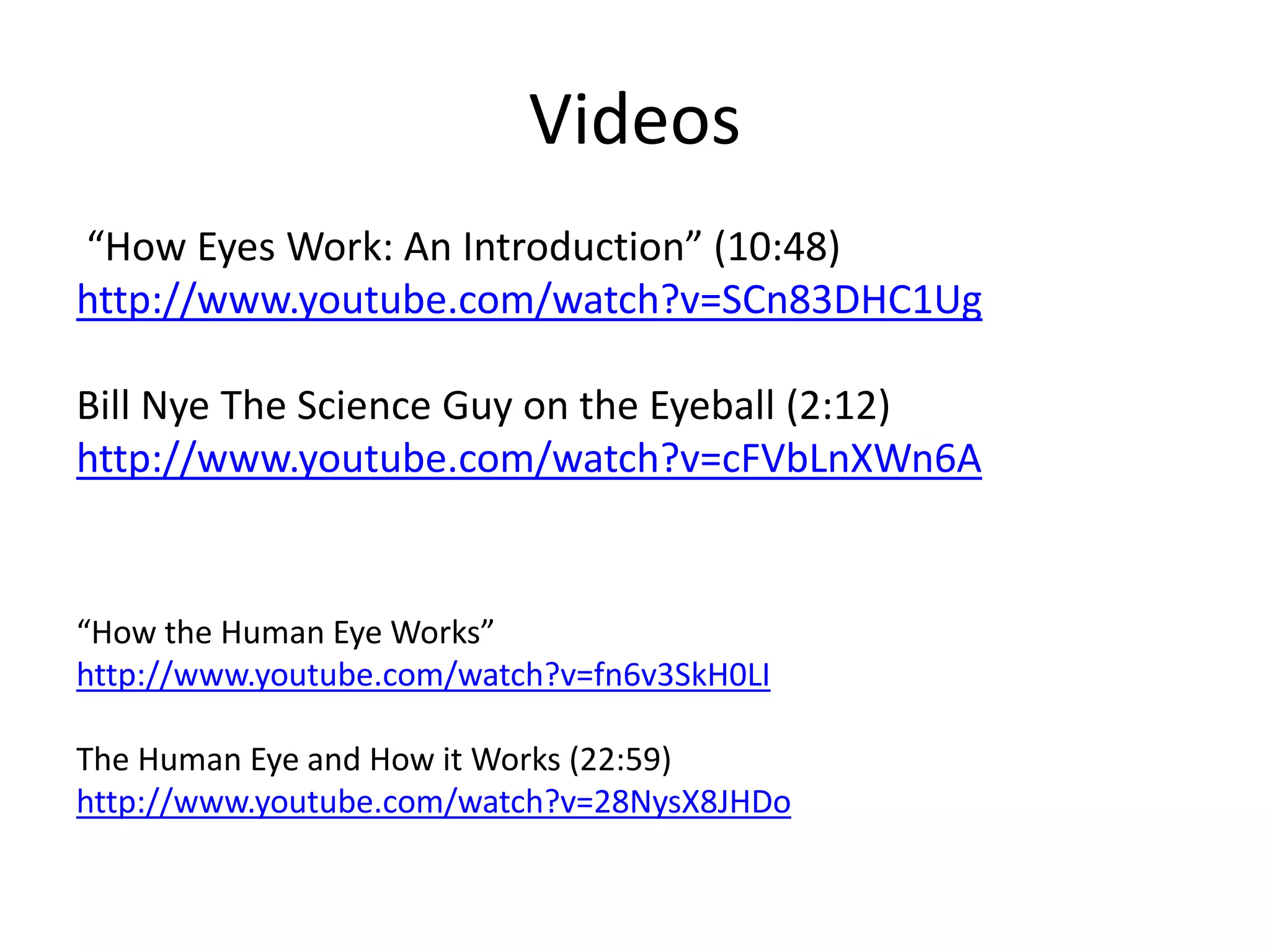 The Human Eye PowerPoint.pptx