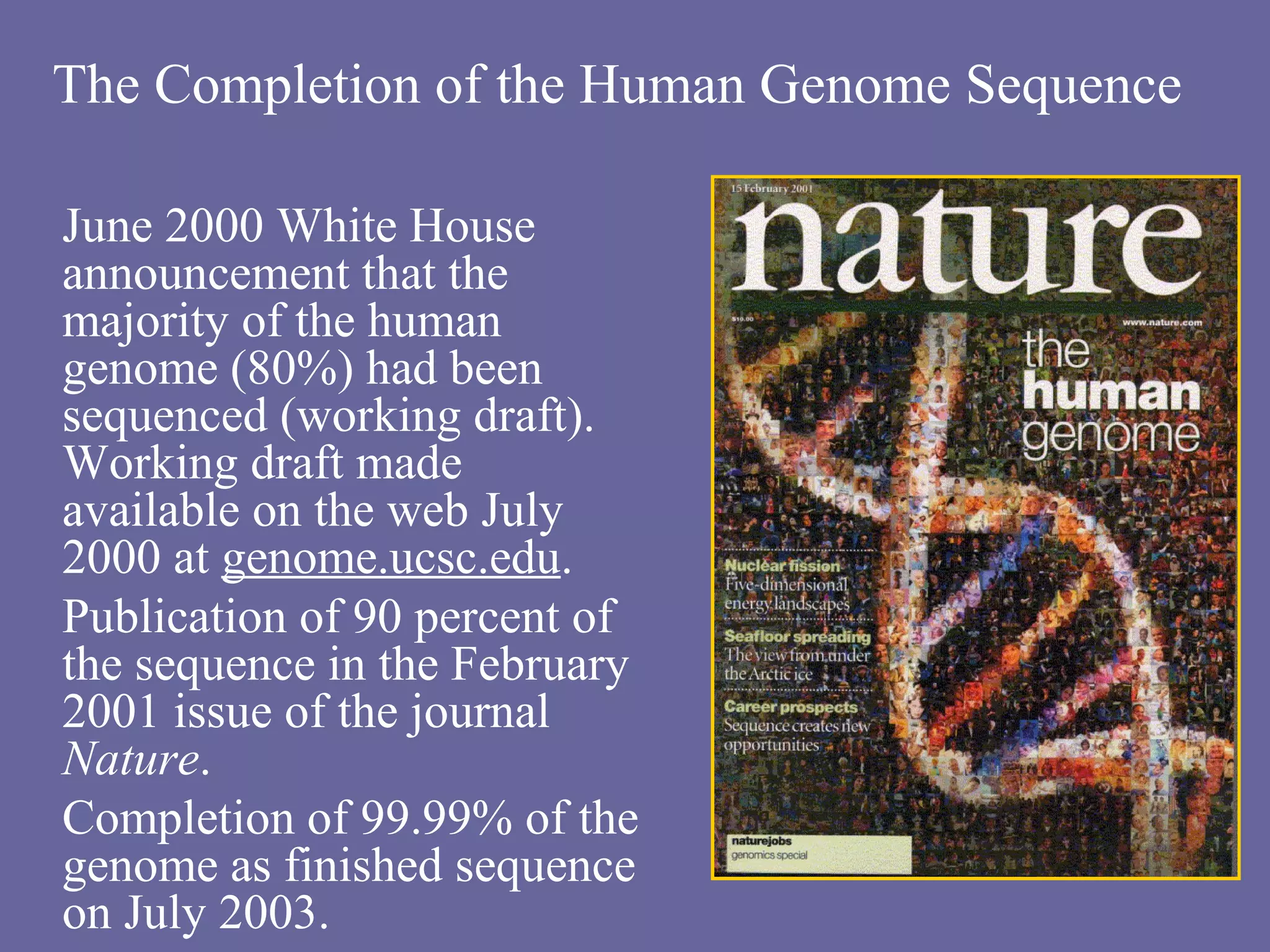 The human genome project | PPT