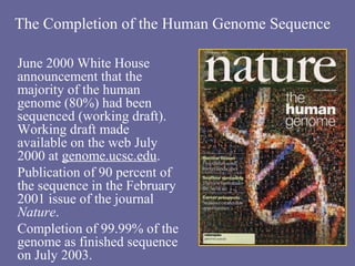 The human genome project | PPT