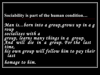 The Human Group | PPT